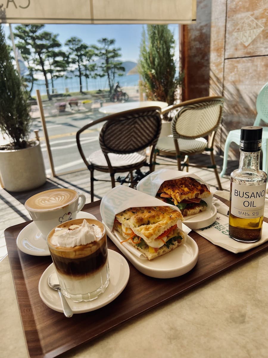 【釜山早餐推薦】Casa Busano Terrace｜廣安里海景咖啡廳，必吃佛卡夏三明治
