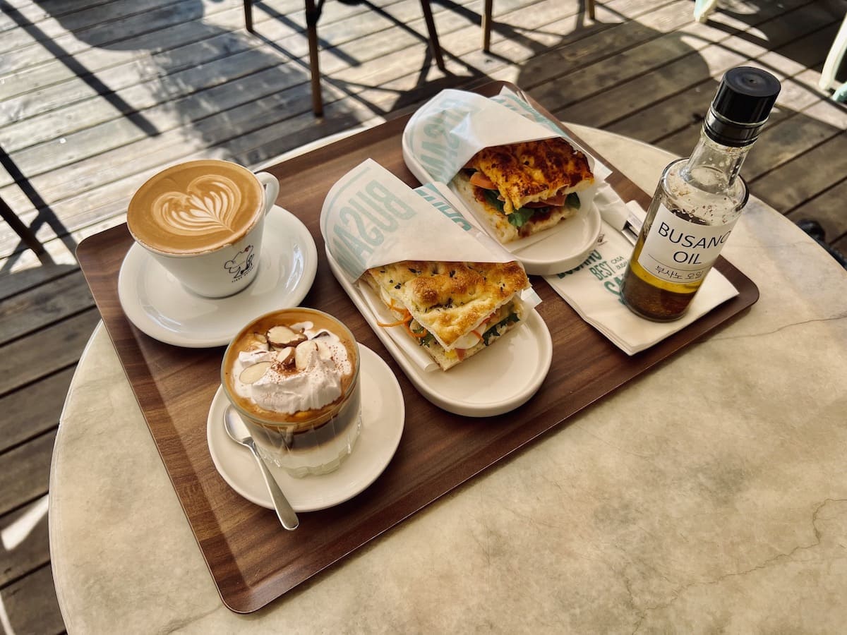 【釜山早餐推薦】Casa Busano Terrace｜廣安里海景咖啡廳，必吃佛卡夏三明治